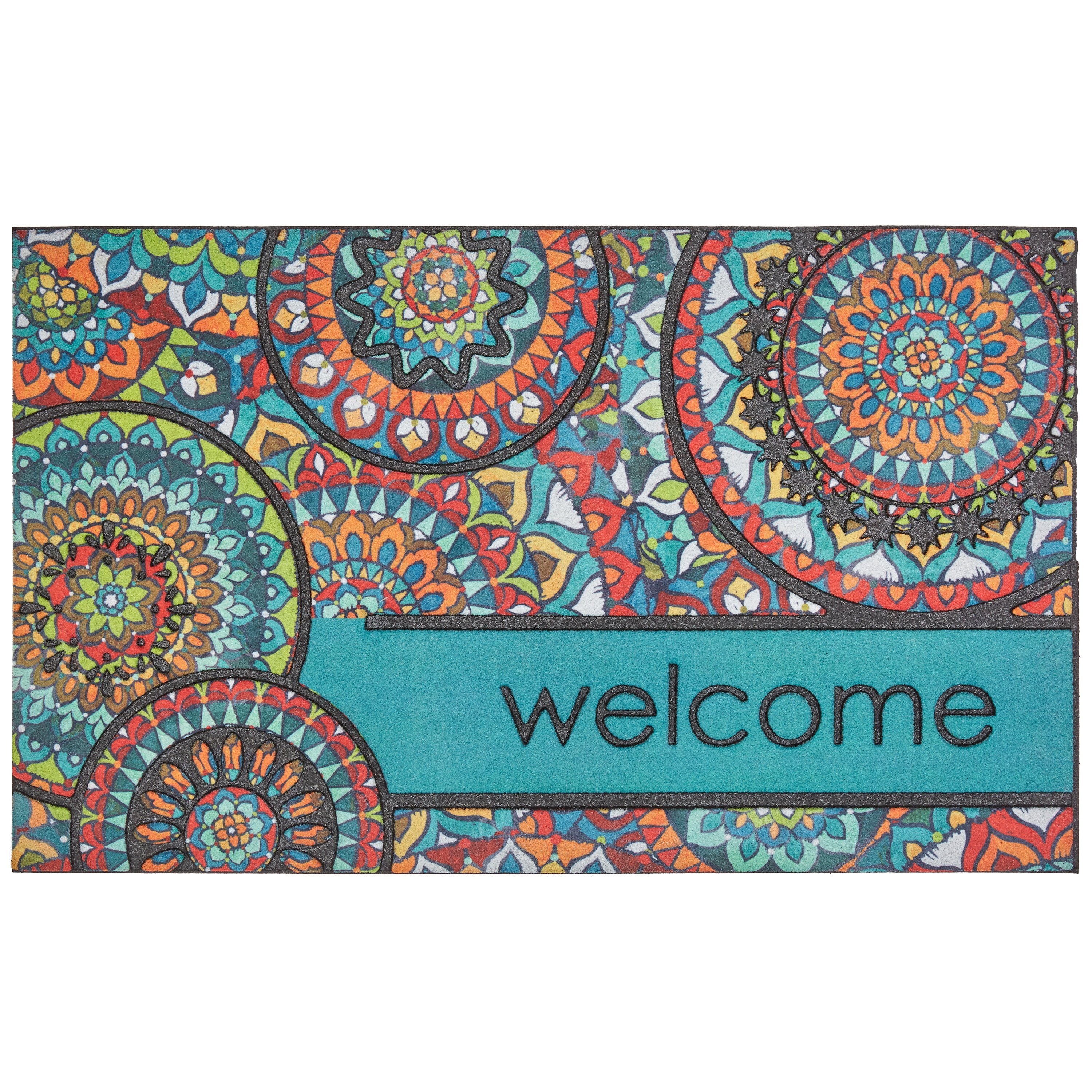 Mohawk Home Doorscapes Mat Welcome Bohemian Kingdom Mat Scatter, 1'6"x2 ...