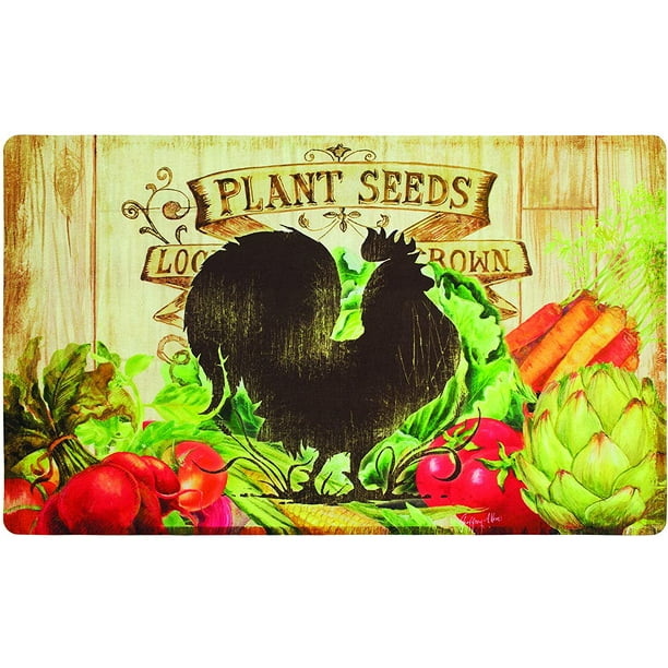 Mohawk Home Farm Friends Rooster Comfort Kitchen Mat, 18 Mohawk Home Farm Friends Rooster Comfort Kitchen Mat, 18