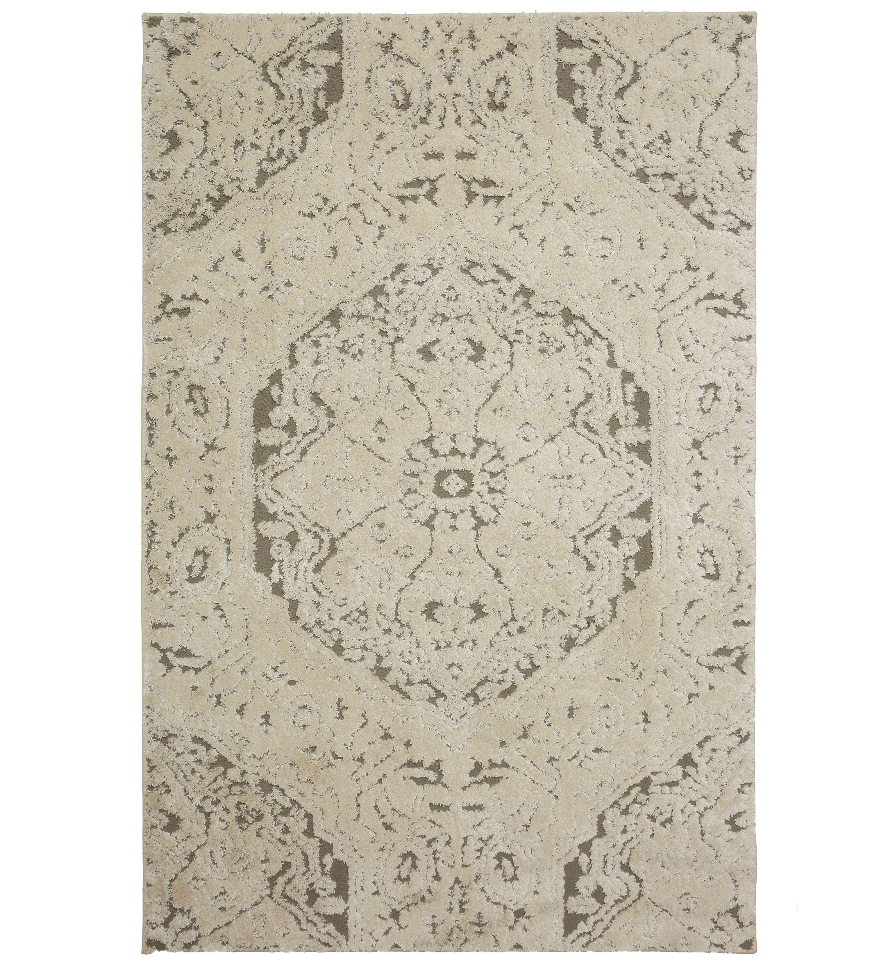 Mohawk Home Francesca Farmhouse Area Rug, Light Grey, 10' x 14 ...