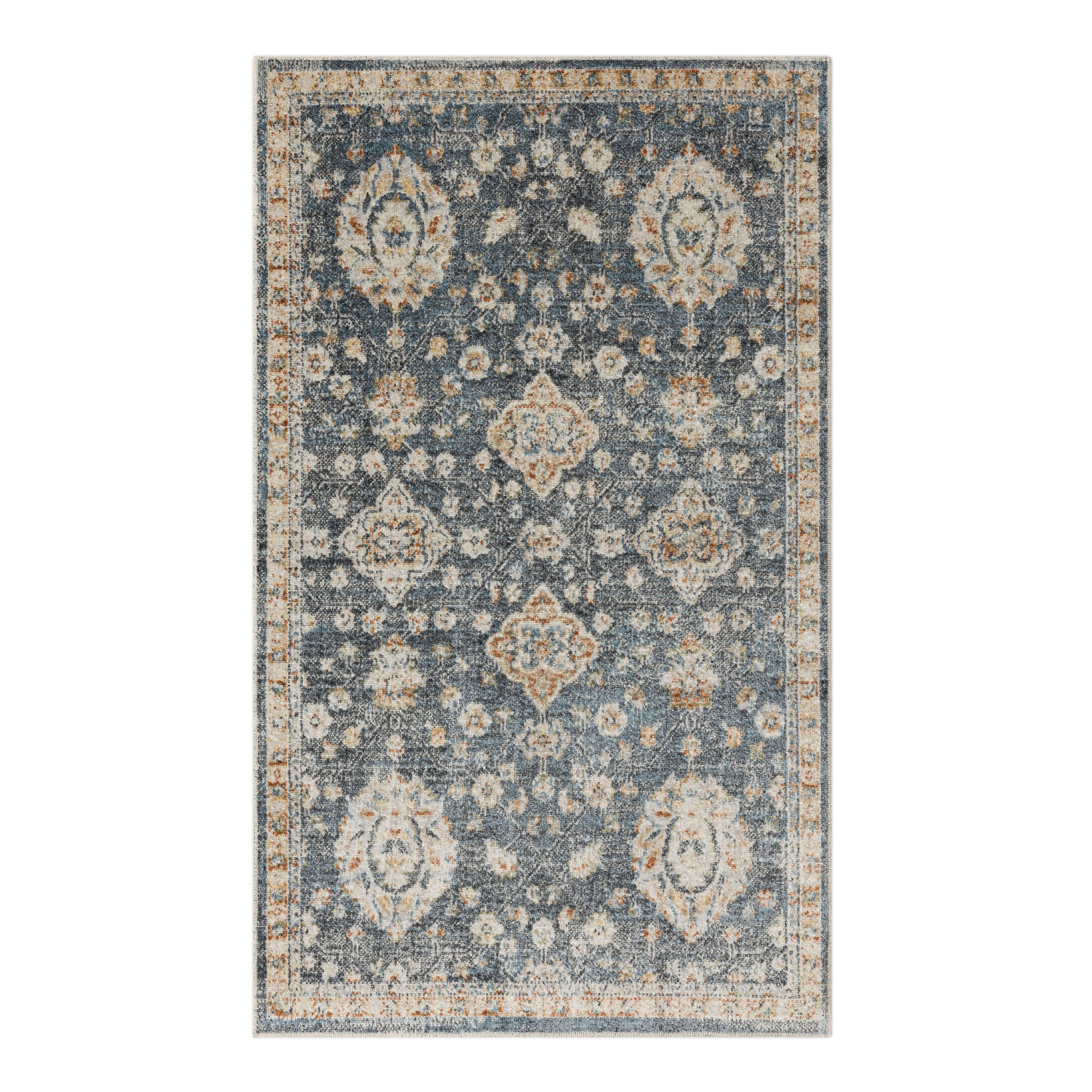 Mohawk Home Garrett Washable Low Pile Stain and Fade Resistant Indoor ...