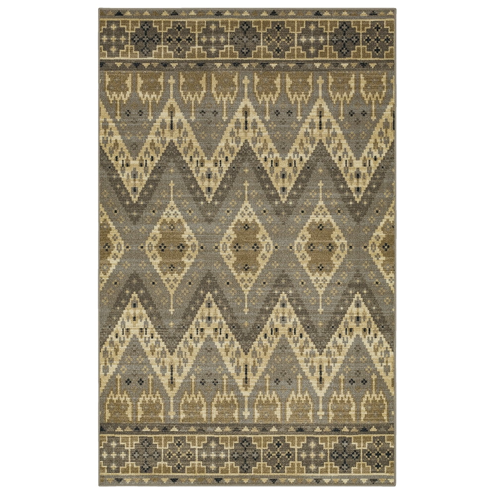 Mohawk Home Jackson Geo Grey Area Rug, 6' x 9' - Walmart.com