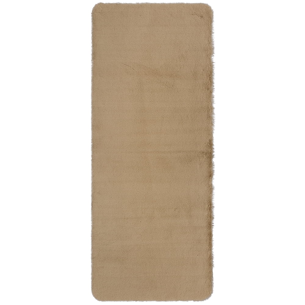 Mohawk Home Lavish Plush Bath Mat 2' x 5' Faux Fur Soft Durable ...