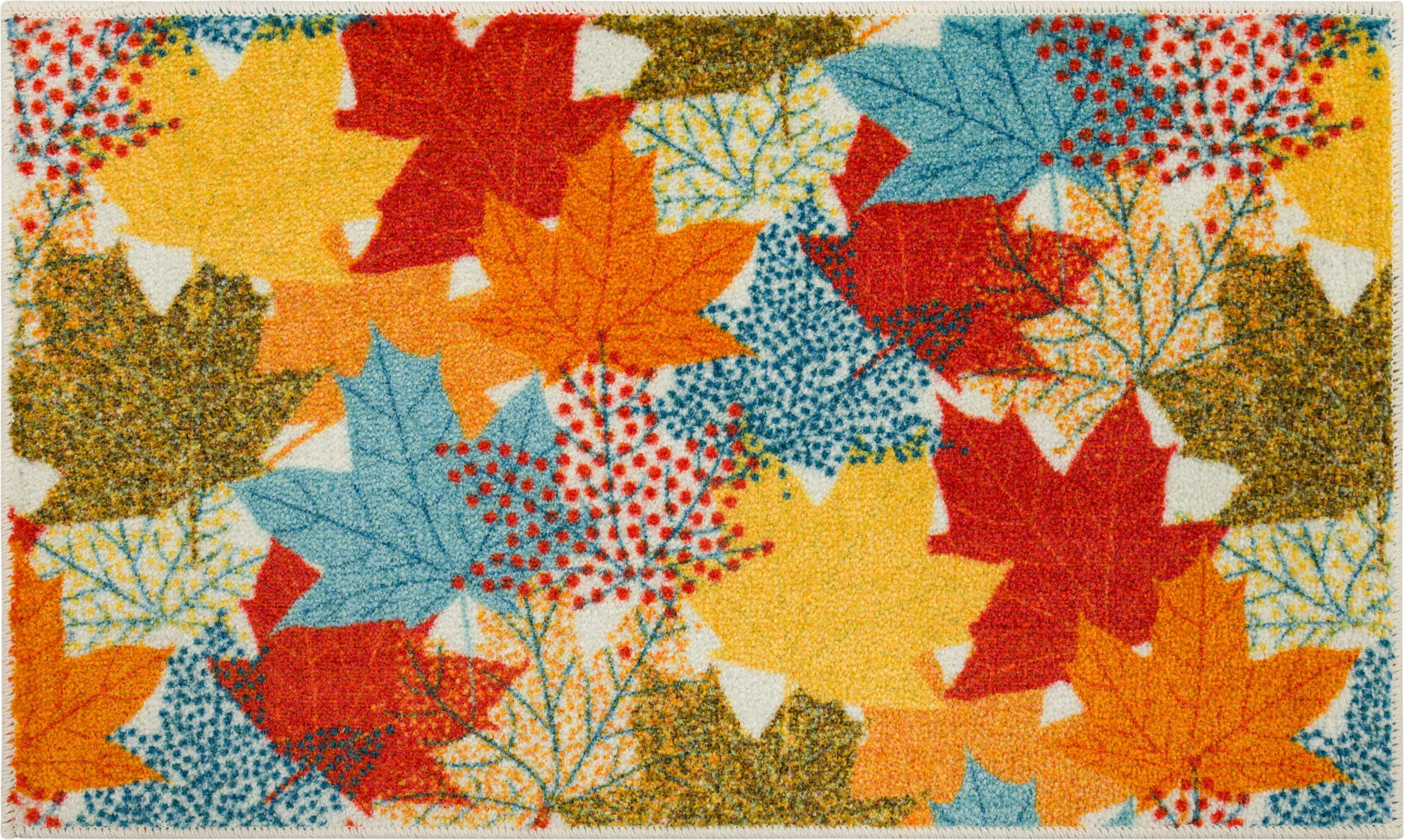 Mohawk Home Multi-Colored Fall Leaves Accent Rug, 2' x 3' 4" - Walmart.com