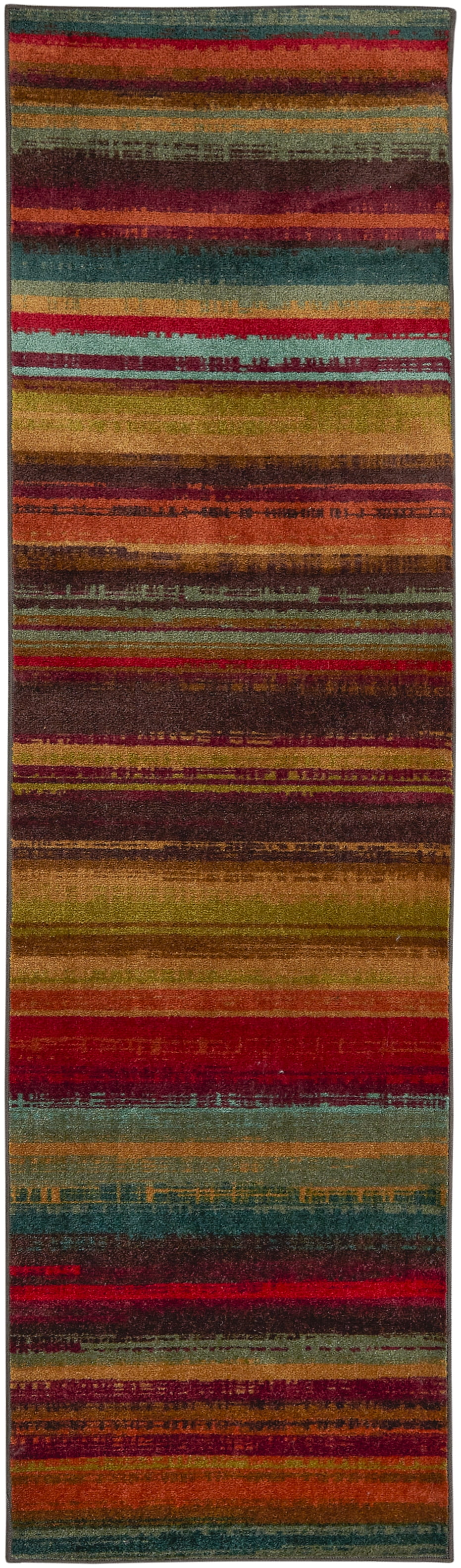 Mohawk Home New Wave Printed Boho Stripe Runner Rug, Multi, 2' x 5 ...