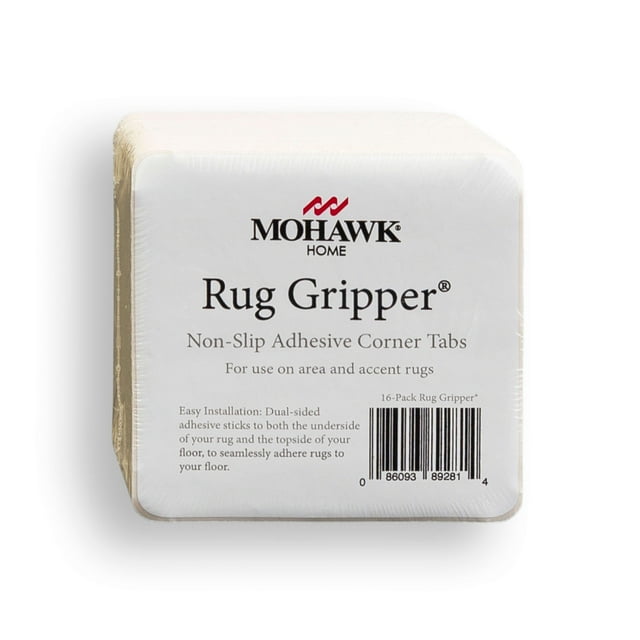 Mohawk Home Non- Slip Adhesive Foam Corner Gripper Rug Pad, 16 Piece ...