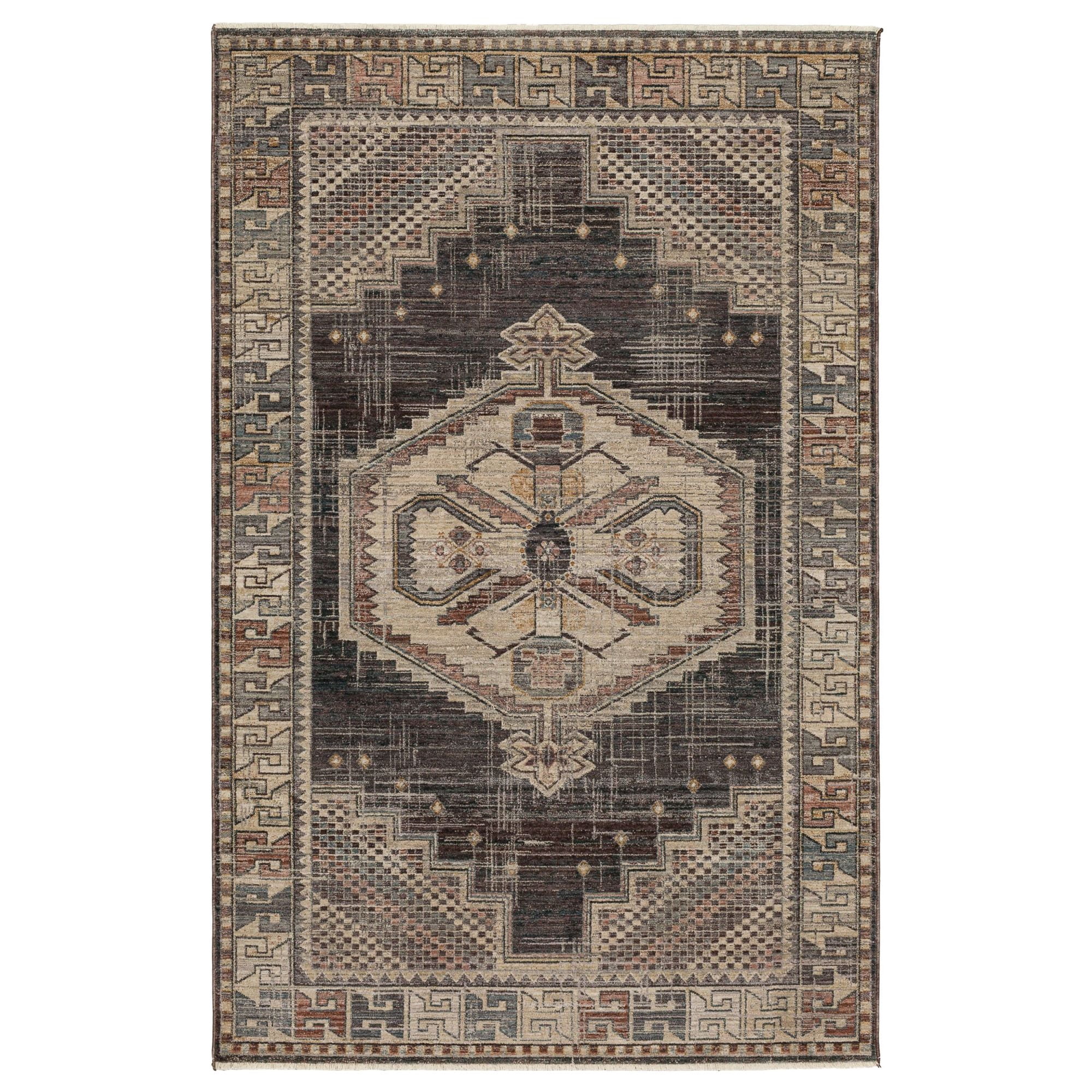 Mohawk Home Pa313 063096 Pa Reverb 5-1/4' X 8' Polyester Geometric And ...