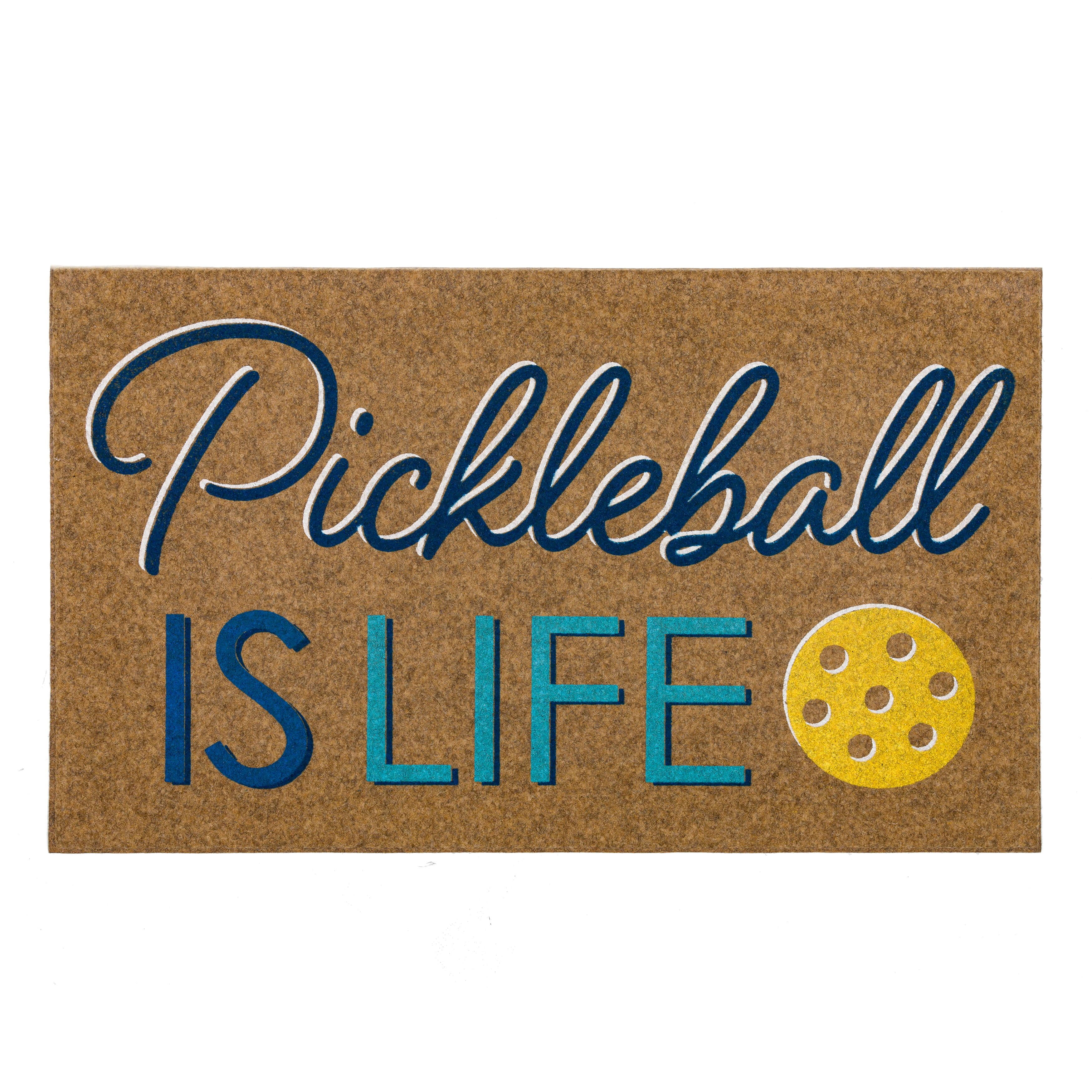 Mohawk Home Pickleball is Life All Weather Low Pile Moisture Absorbant ...