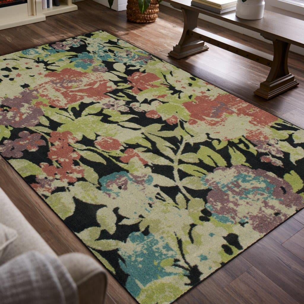 Mohawk Home Precision Printed Area Rug, Boho Garden, Multi, 5' x 7 ...