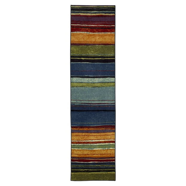 Mohawk Home Rainbow Indoor Striped Runner Rug, Multi, 2' x 8' - Walmart.com