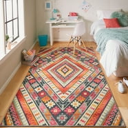 Mohawk Home New Wave Whinston Multi Printed Area Rug, 7'6"x10', Teal ...