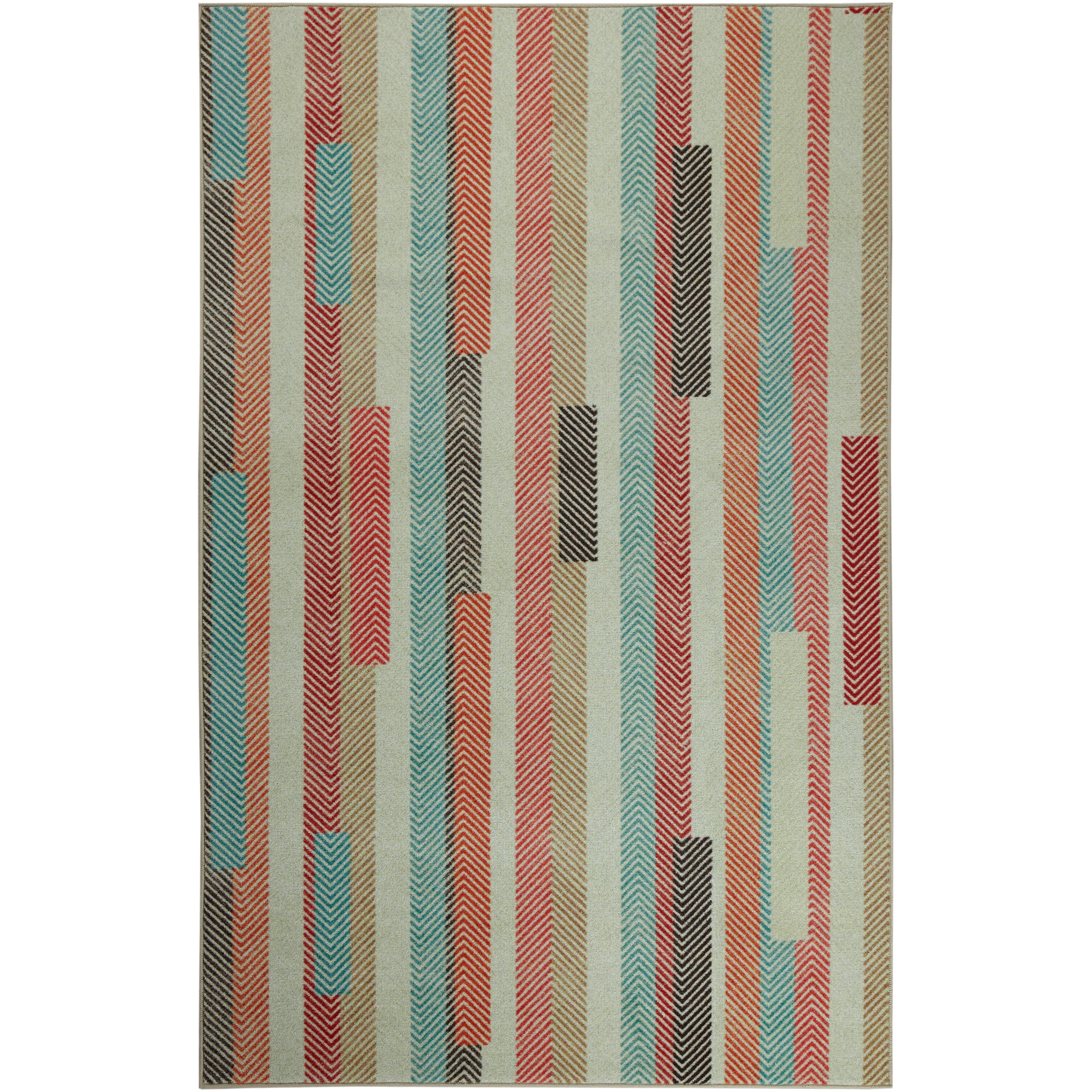 Mohawk Home Prismatic Stripe Area Rug - 10x14 - Rustic Design - Walmart.com