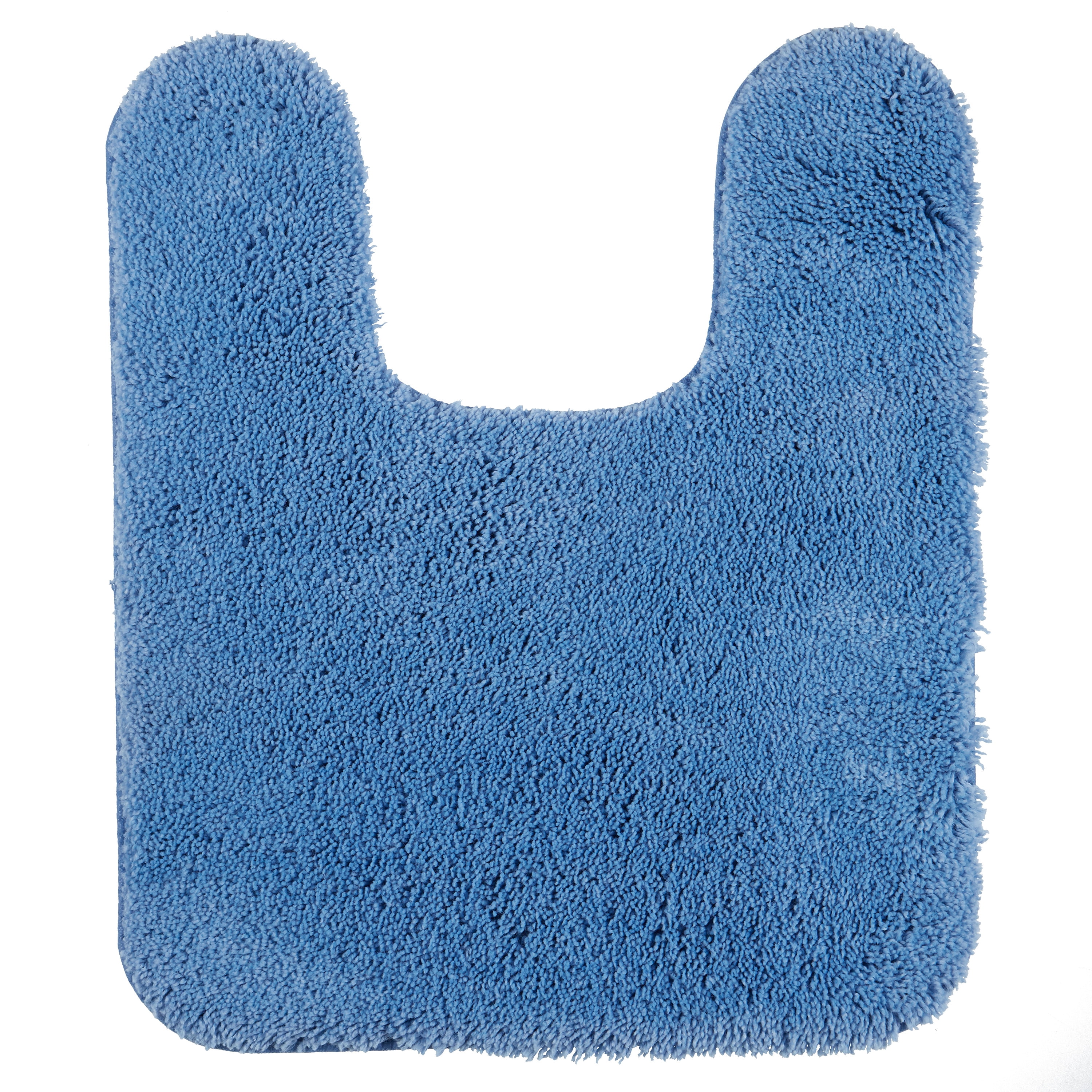 Mohawk Home Pure Perfection Nylon Bath Rug Contour Light Blue 1 8 x 2 Walmart