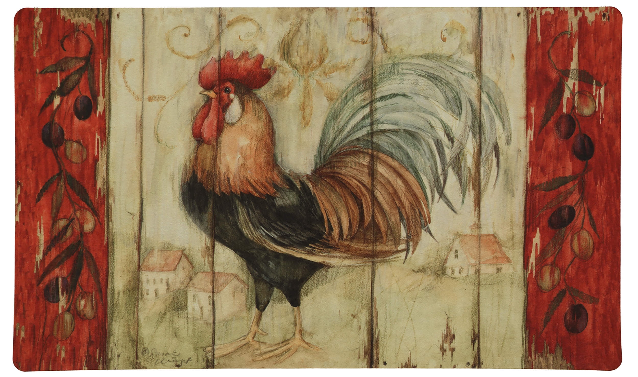 Mohawk Home Rustic Rooster Kitchen Mat - Walmart.com Mohawk Home Rustic Rooster Kitchen Mat - Walmart.com