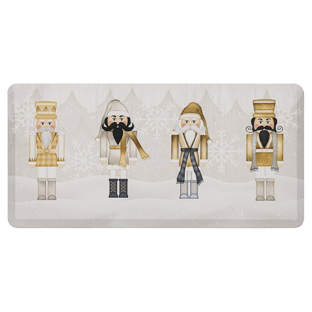 Mohawk Home Silver & Gold Nutcracker, Dri-Pro Cushion Mat, Multi, 1' 6 ...