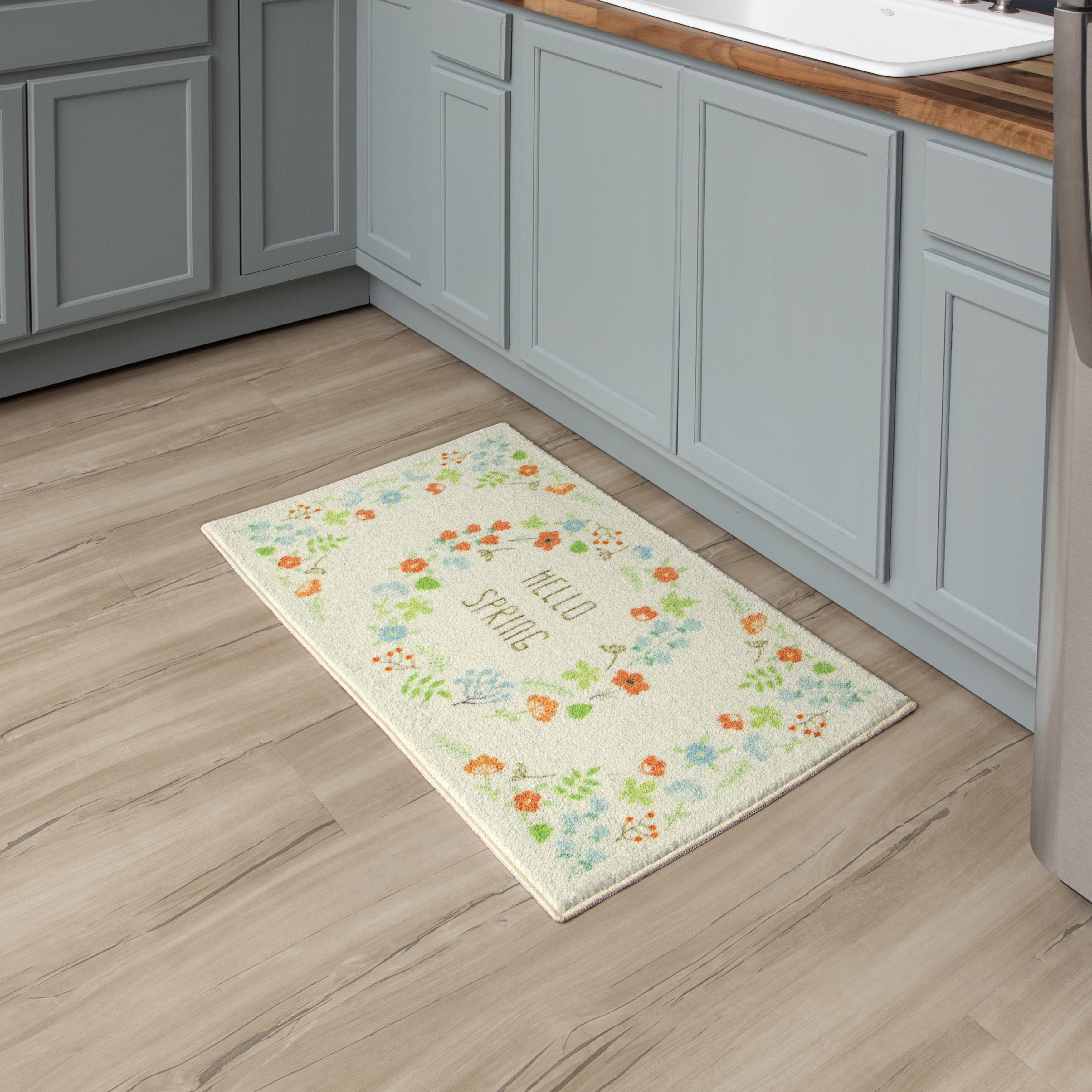 Mohawk Home Spring Floral Precision Printed Kitchen Rug, Multi, 2' X 3 ...