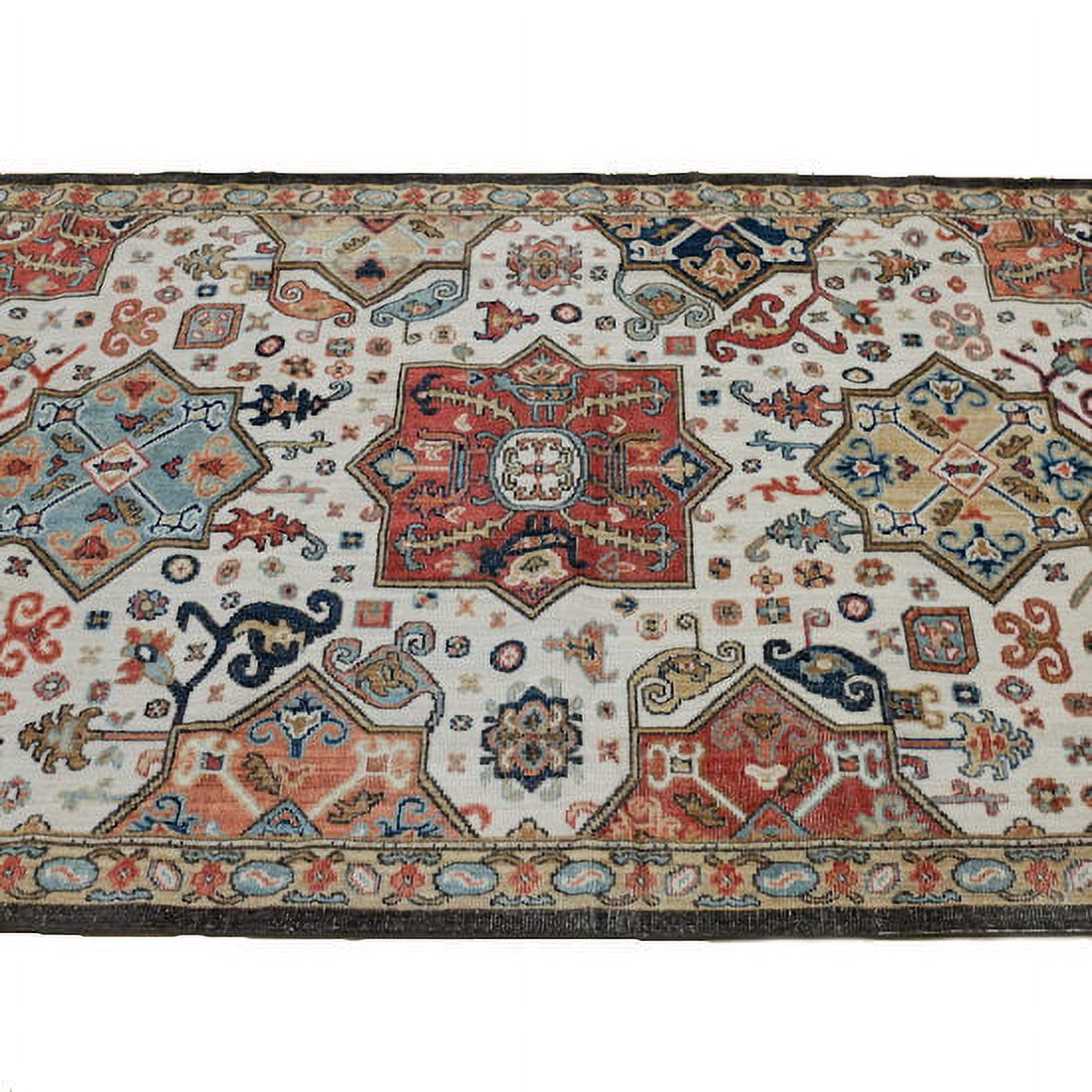 Mohawk Home Tibetan Market Bazaar Collection Rug In Charcoal - 6ft 3in ...