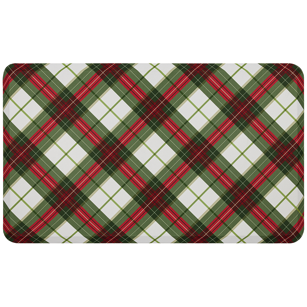 Mohawk Home Tis The Season Plaid Dri-Pro Cushion Mat, Multi, 1' 6" x 2 ...