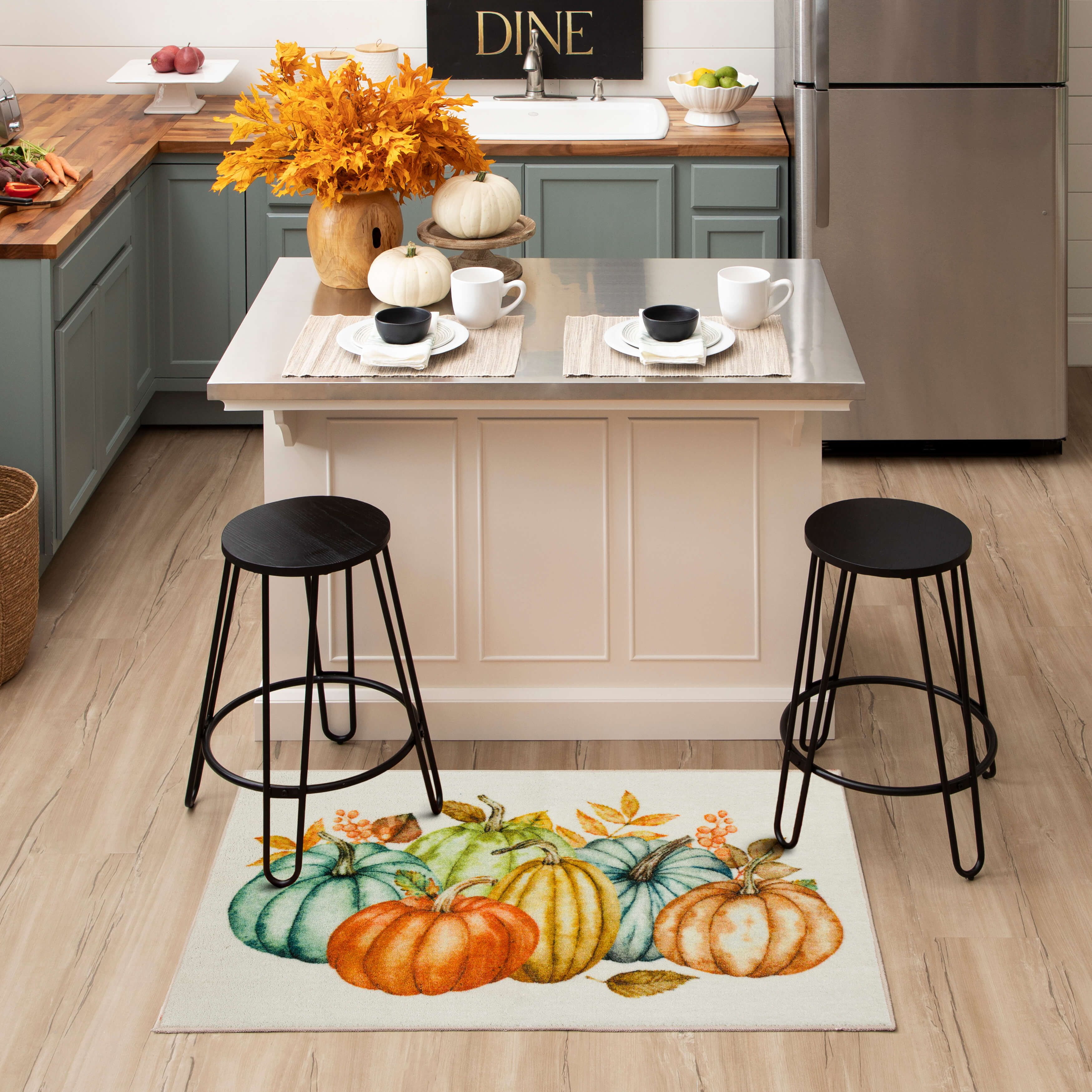 Mohawk Home Vintage Fall Pumpkins Accent Rug, 2' x 3' 4" - Walmart.com