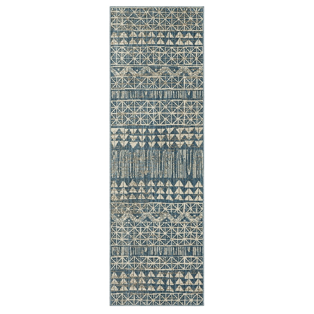 Mohawk Home Wilton Woven Indoor Runner Rug, Blue, 2' 6" x 8' - Walmart.com