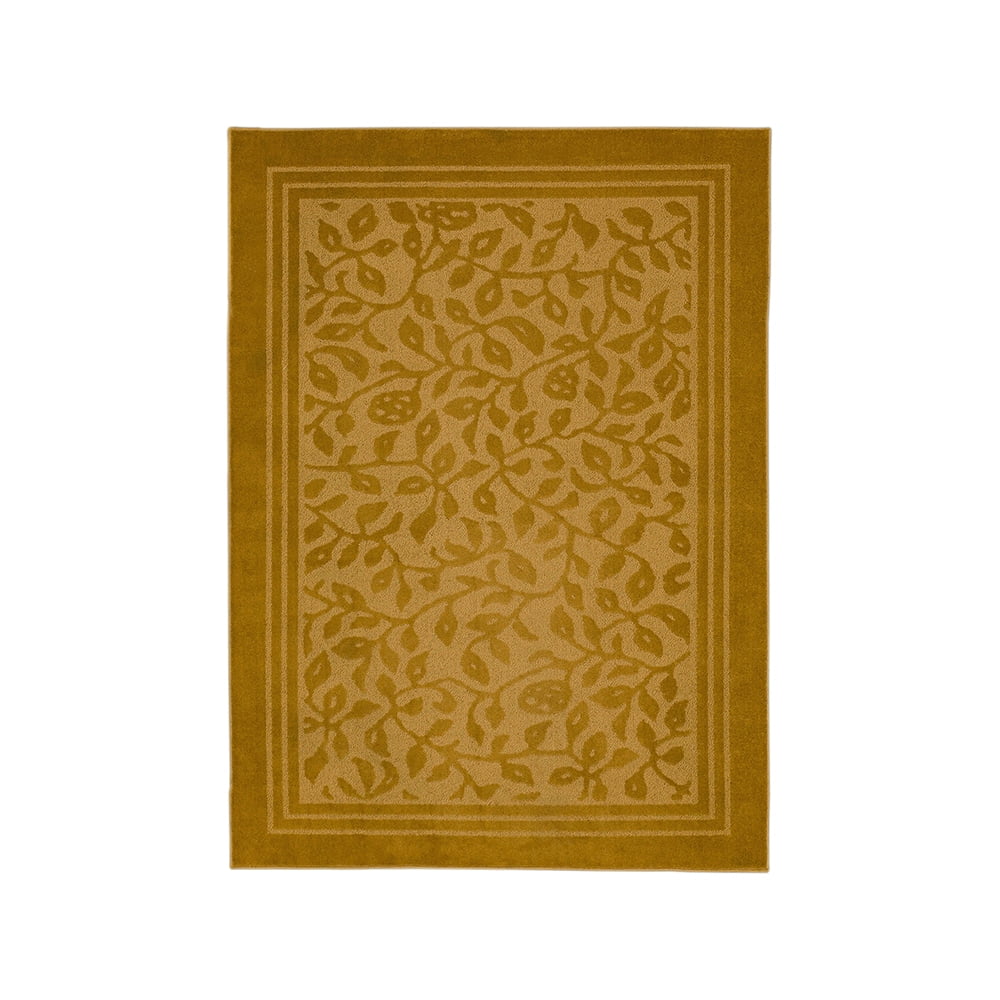 Free Shipping! Mohawk Home Wisteria Floral Polyester Area Rug Marigold ...