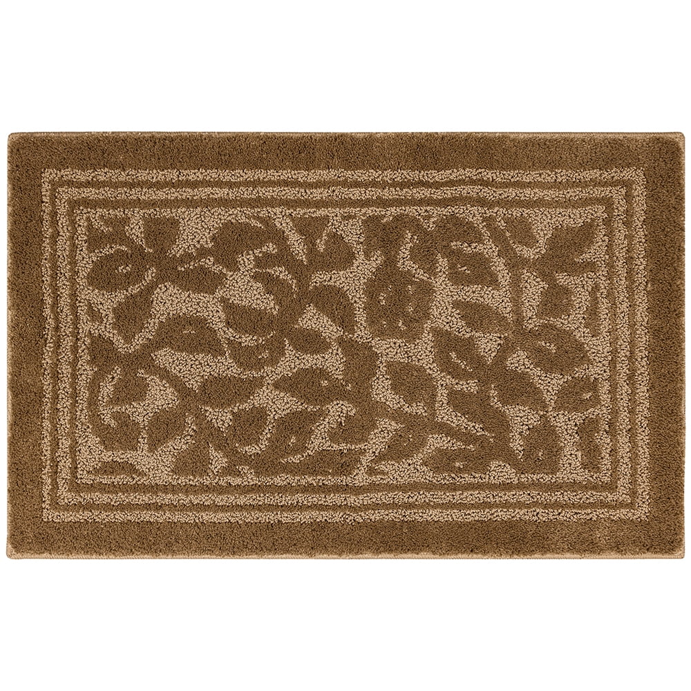 Mohawk Home Wisteria Tufted Polyester Accent Rug, Fresh Khaki, 1' 8" x ...