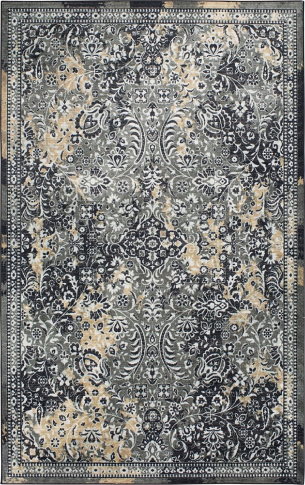 Mohawk Prismatic Area Rug Z0136 A248 Charcoal / Peanut Shaded Faded 8 ...