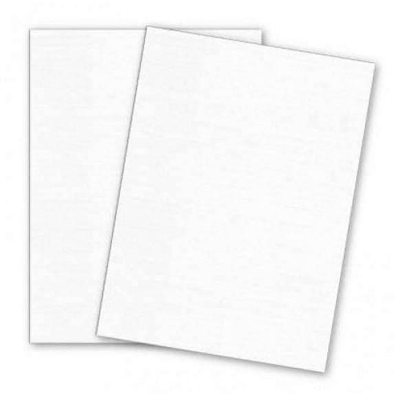 Mohawk VIA Linen - PURE WHITE - 8.5 x 11 Card Stock - 80lb Cover - 250 ...