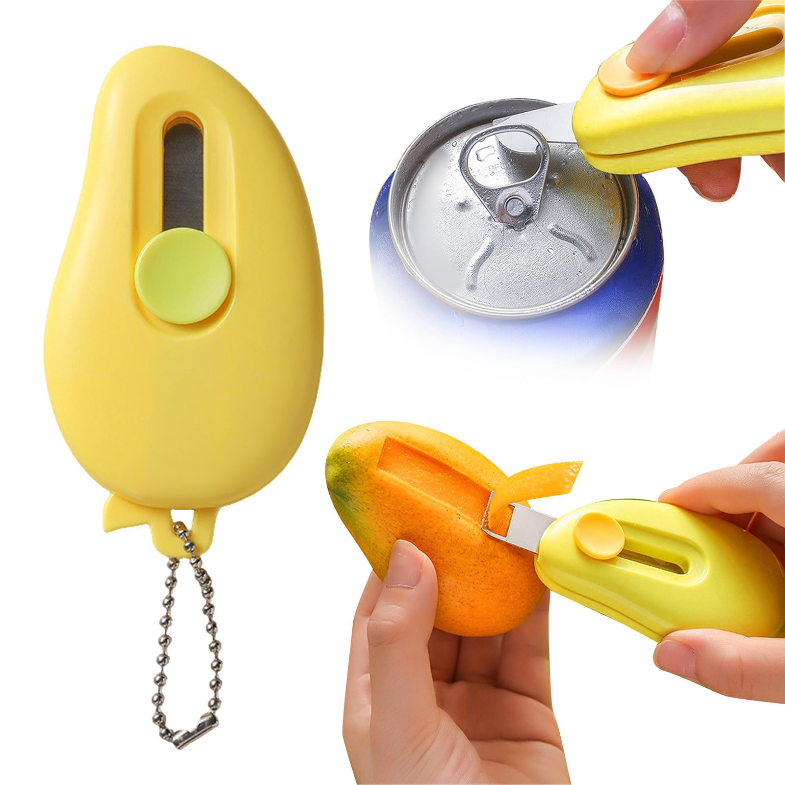 Mohdy Portable 3-In-1 Compact Utility Knife, Mini Retractable Box ...