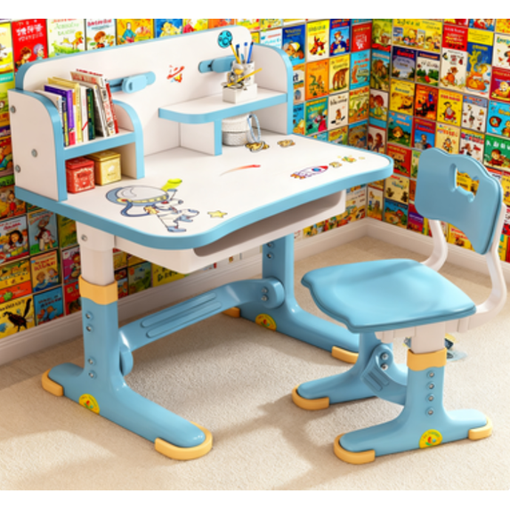 Mohsoe 150KG Load Capacity Kids Study Desk Chair Set, Thickened Board ...