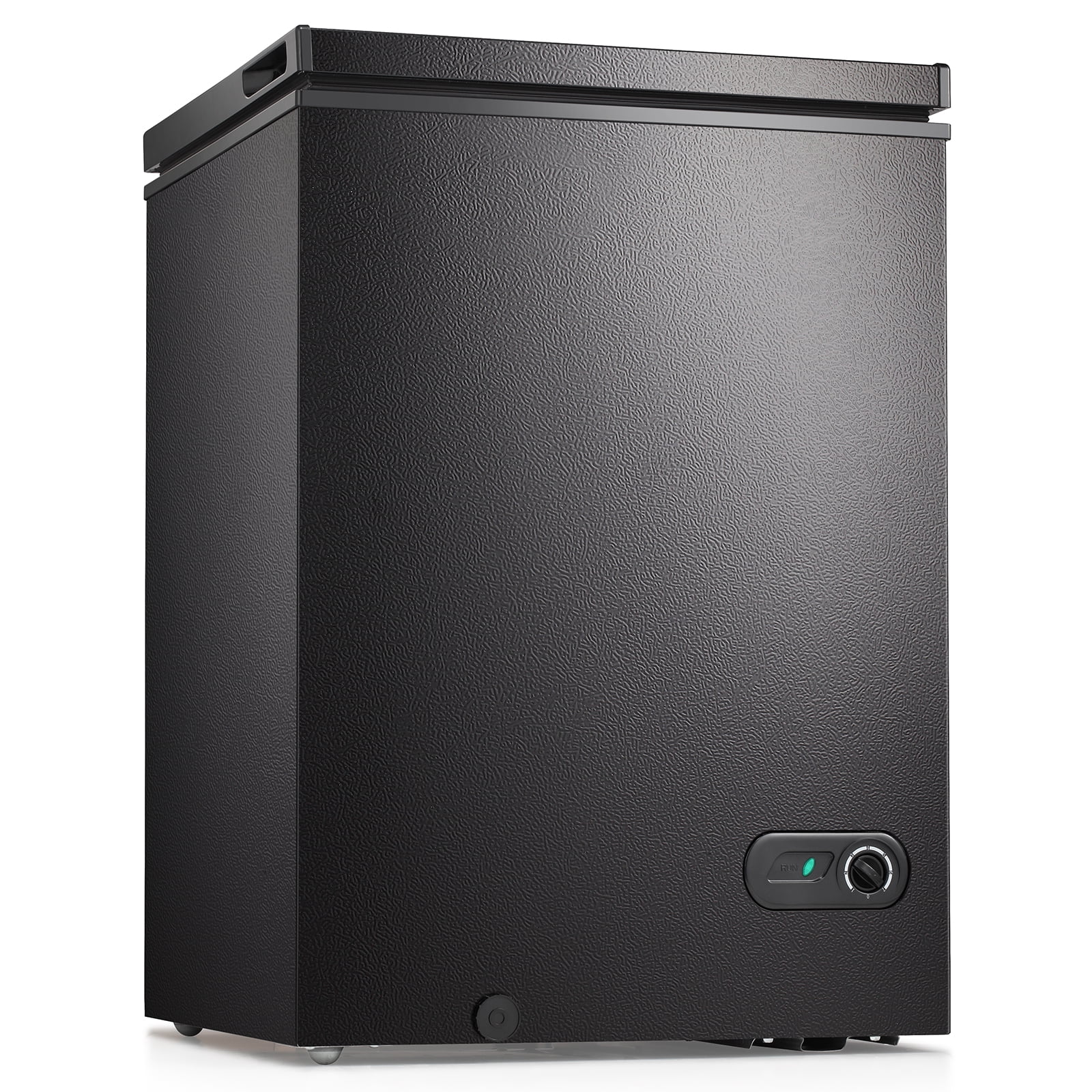 Moifoi 3.5 Cu.ft Chest Freezer w/ Removable Storage Basket & Top Open ...