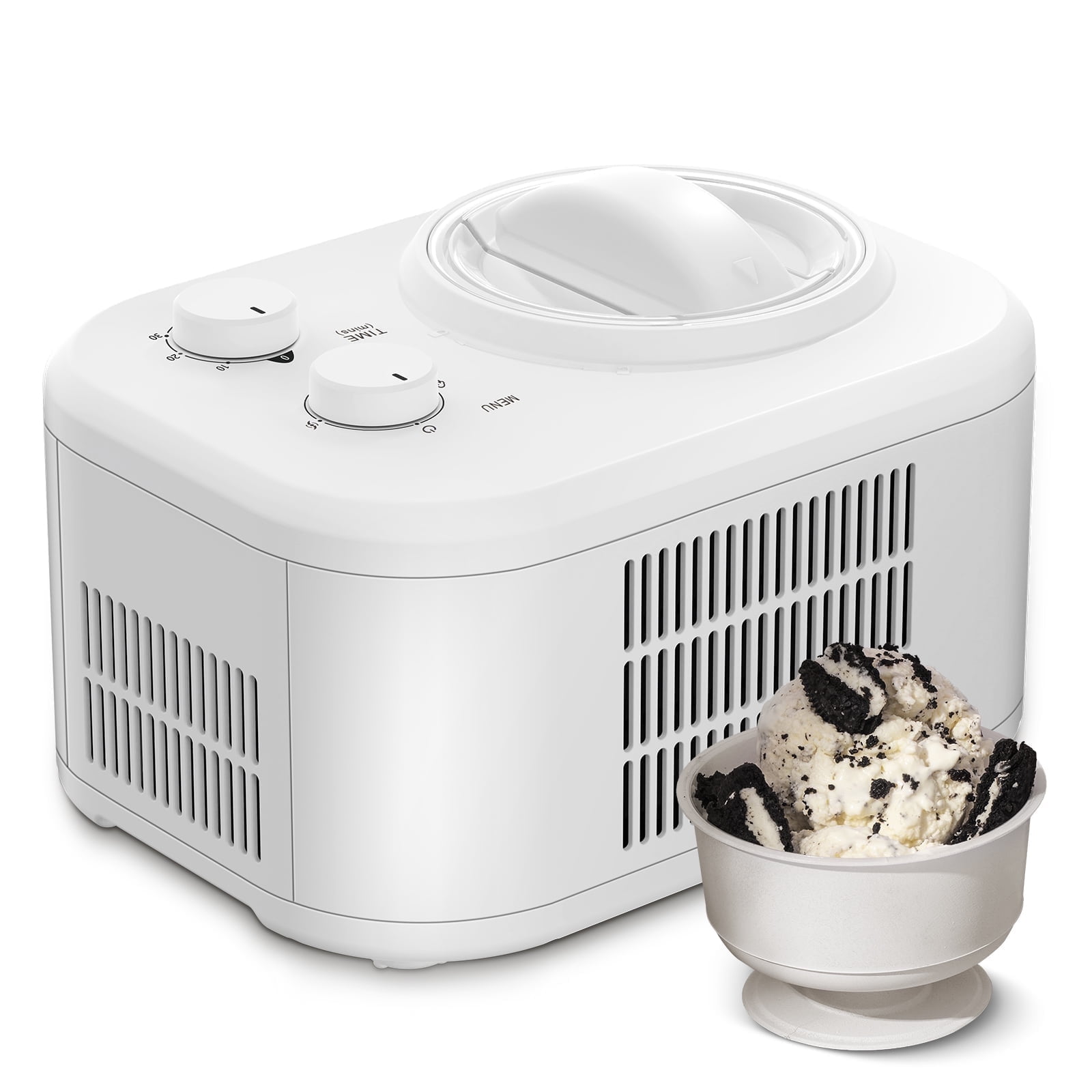 KISSAIR Home Electronic Ice Cream Machine, 1L Capacity, 3 Modes for ...