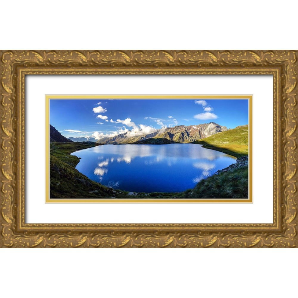 Moiola, Roberto 24x14 Gold Ornate Wood Framed with Double Matting ...