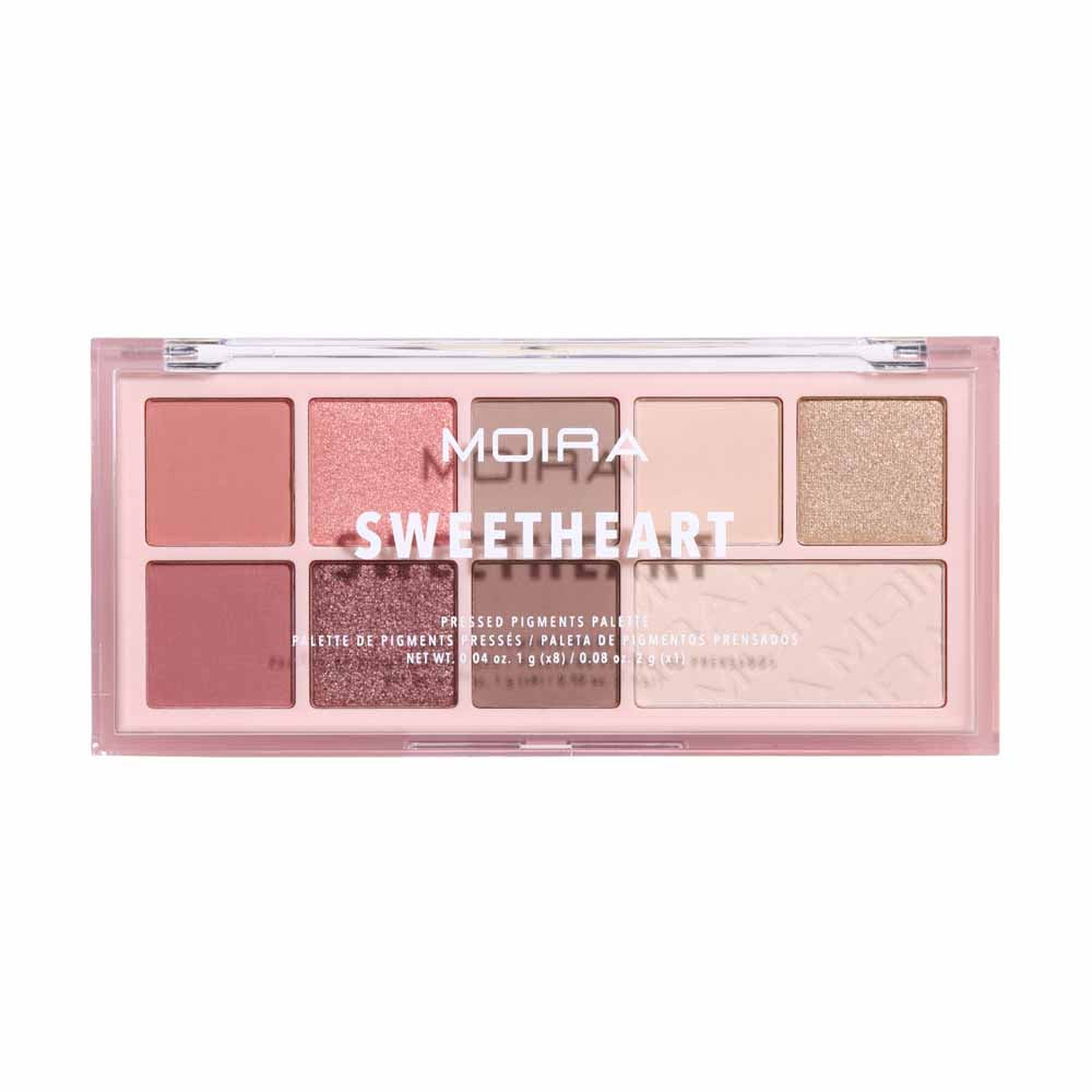 Moira Cosmetics On The Go Series Palette - Sweetheart 8x0.04oz,1x0.08oz ...