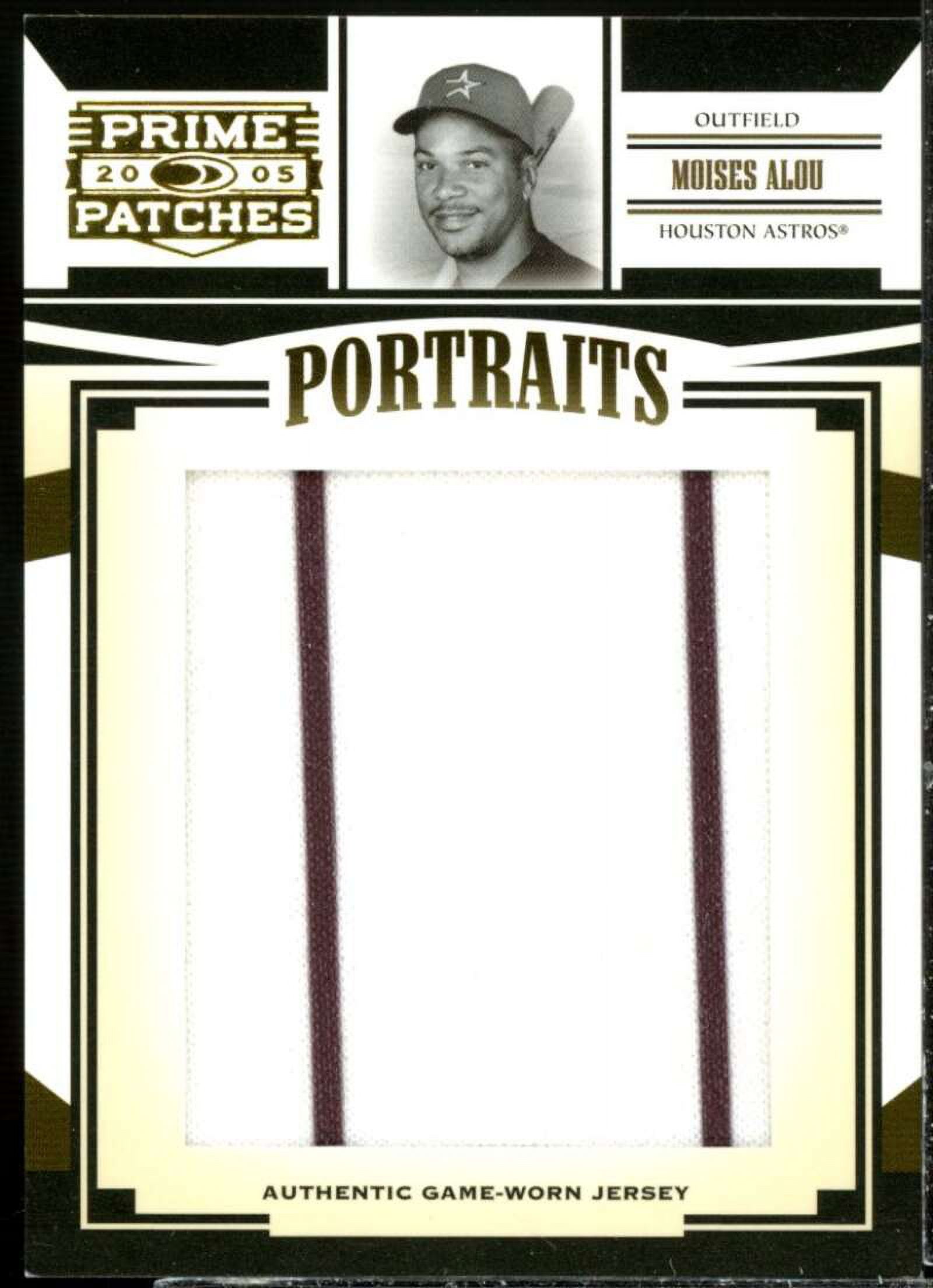 Moises Alou Card 2005 Prime Patches Portraits Jumbo Swatch #46 ...