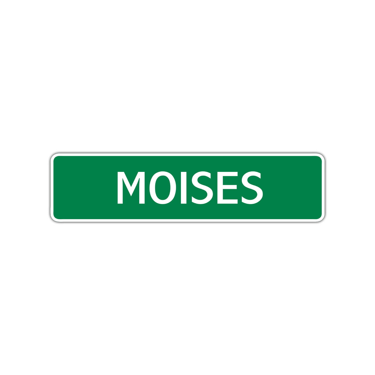 Moises Boys Letter Printed Label Children Name Indoor Outdoor Wall ...