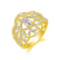 4 Carat Moissanite Rings for Women D Color VVS1 925 Sterling Silver ...