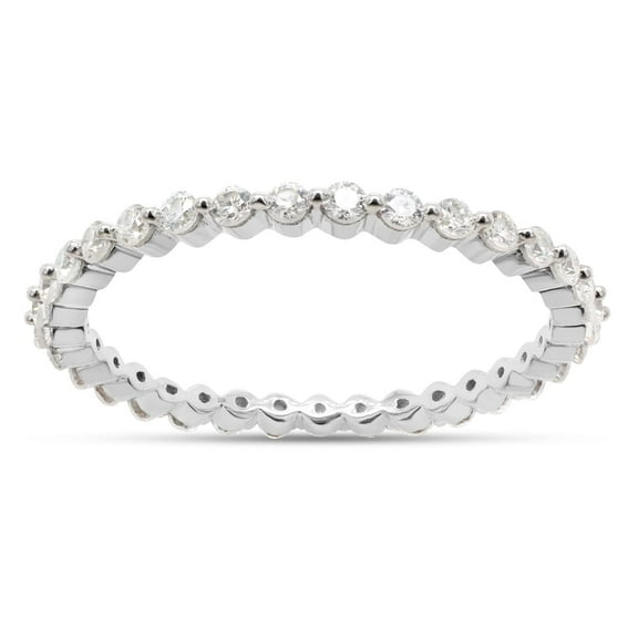 AFFY 0.50CT Moissanite Diamond Milgrain Wedding Band Ring For Men ...