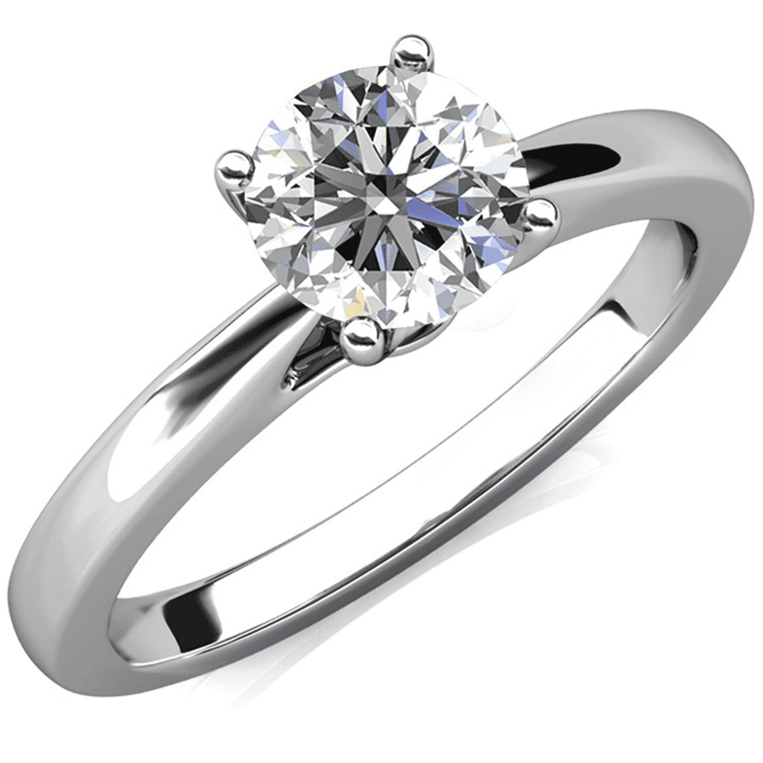 Moissanite by Cate & Chloe Abigail 925 Sterling Silver Engagement Ring ...
