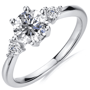Moissanite by Cate & Chloe Josephine 925 Sterling Silver Ring 0.7TCW ...