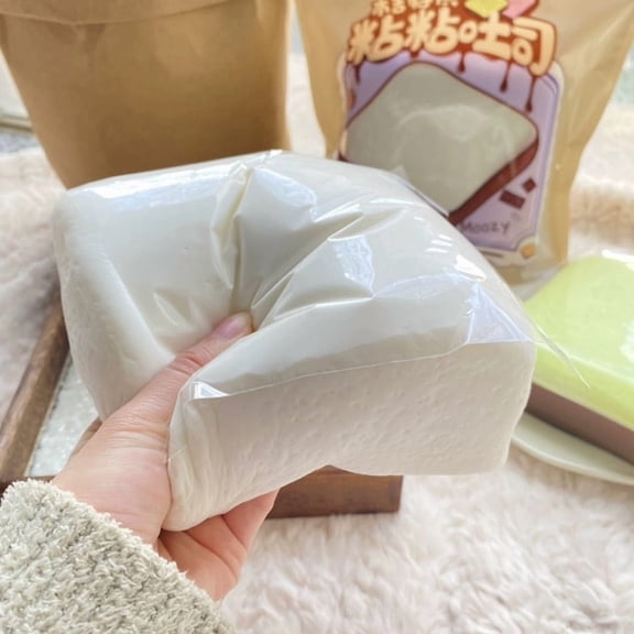 Butter Ice Cream Sticky Box Cake Squishy Toy Slow Rising Fidget Squeeze ...
