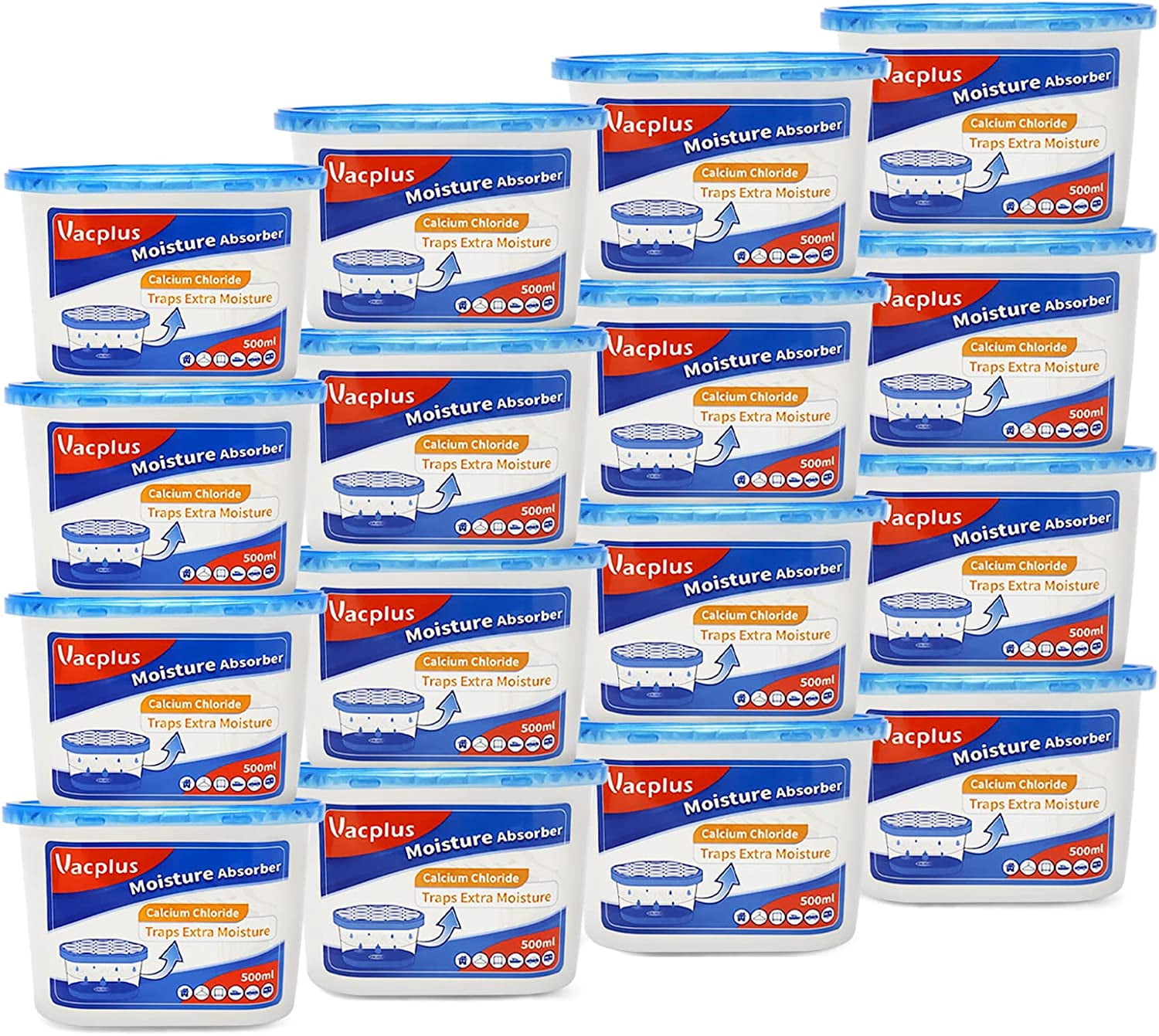 Moisture Absorbers 16 Pack, 10.5 Oz, Humidity Absorber Boxes Attracts ...