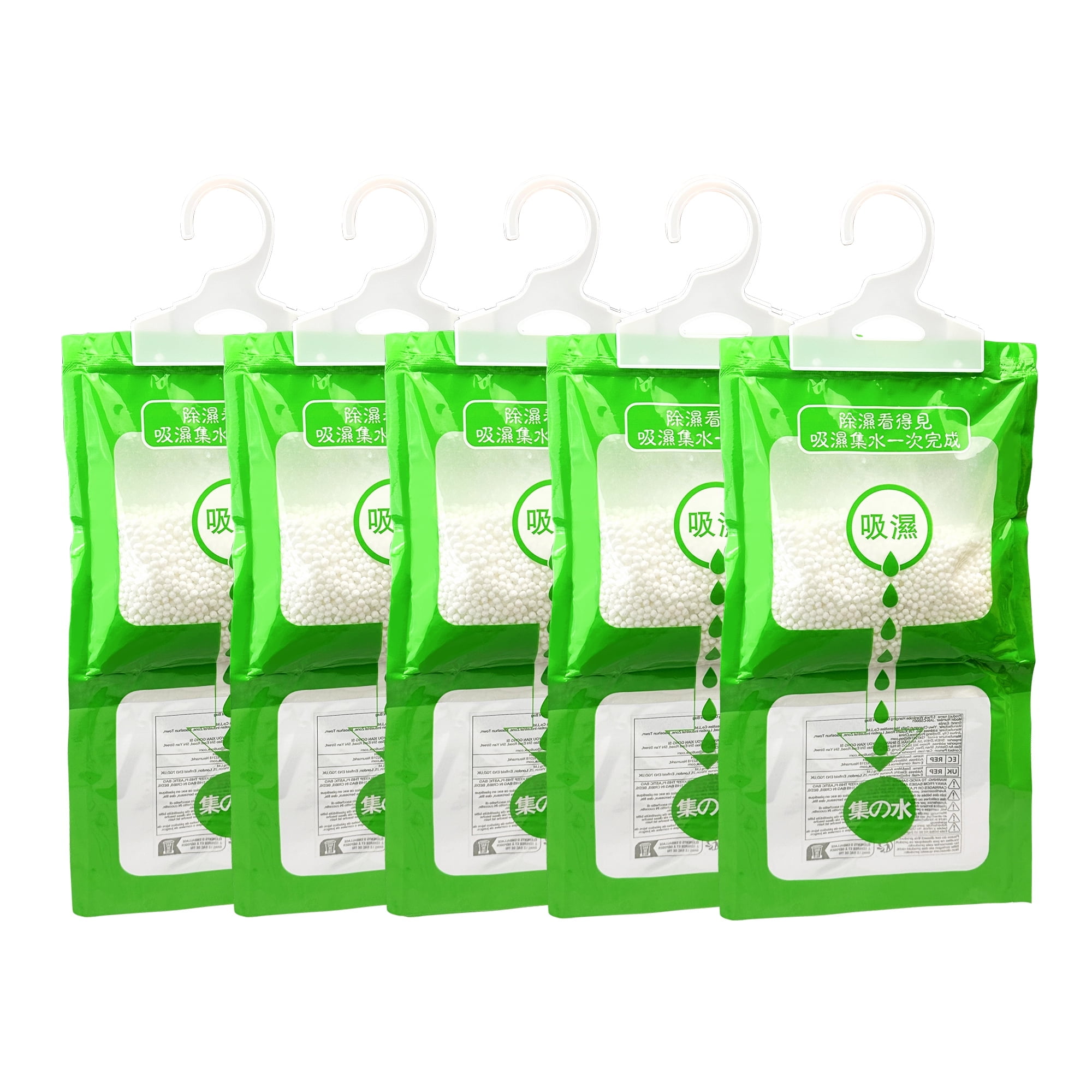 Jiaan Hanging Closet Moisture Absorbers, Fragrance-Free Dehumidifier ...