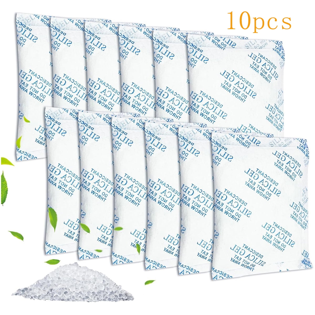 Moisture Absorbers,Tutuviw 30 Gram 10 Packs Silica Gel Desiccant ...