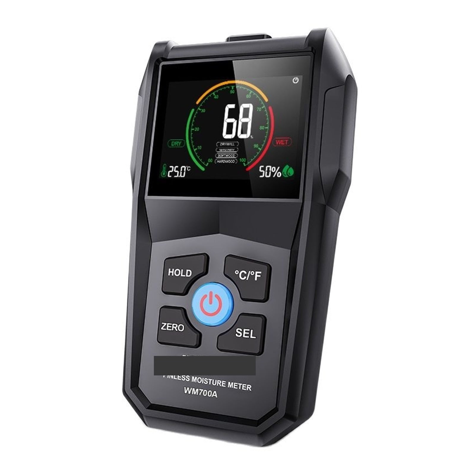 Moisture Meter Digital Ambient Humidity Tester Timber Damp Detector ...