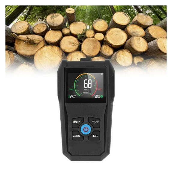 Moisture Meter Wood Moisture Tester Pinless Moisture Meter Digital ...
