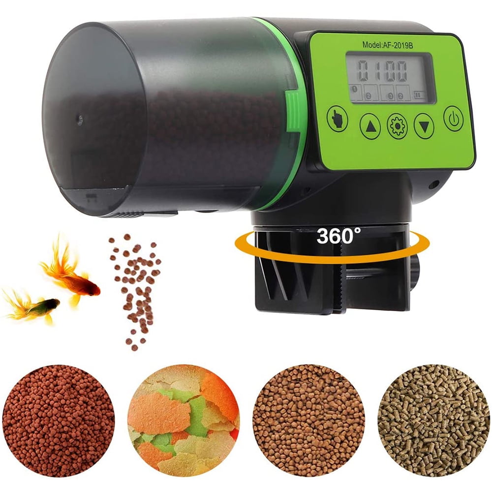 Moisture-Proof Design Automatic Fish Feeder With Cam Buckle For ...