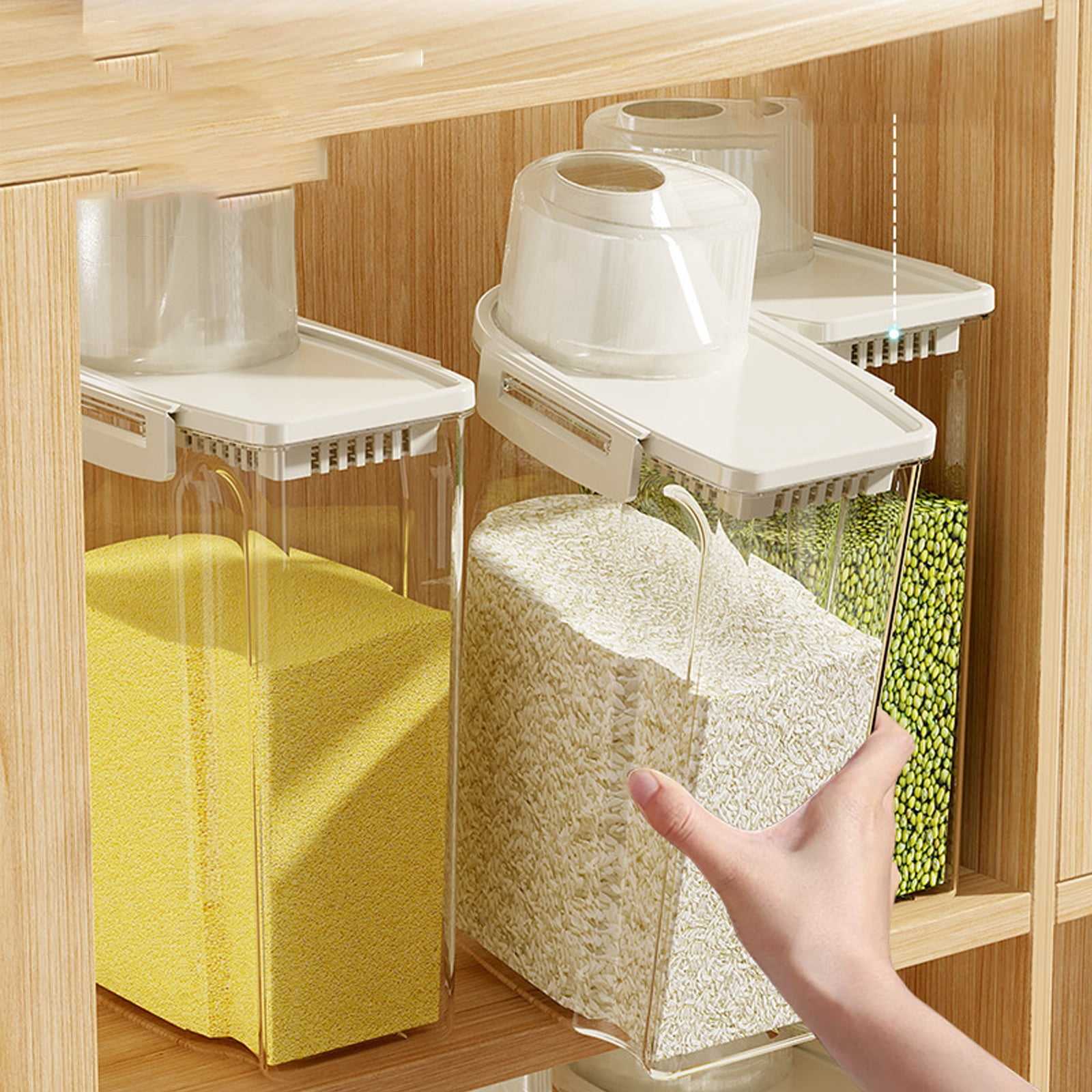 Moisture-Proof Plastic Container for Grains - Sealed Storage Box for ...