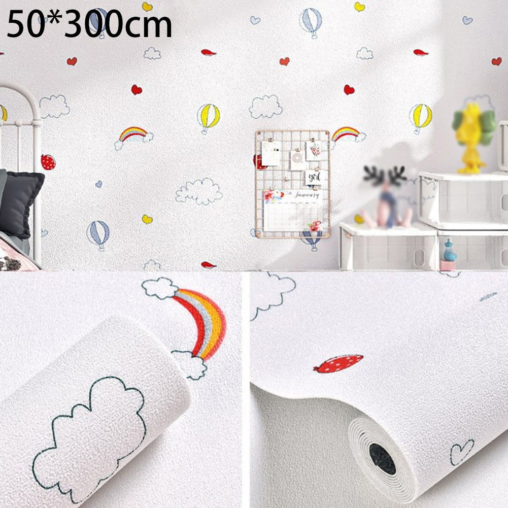 Moisture-Proof Self-Adhesive Wallpaper Roll, Waterproof Noise-Reducing ...