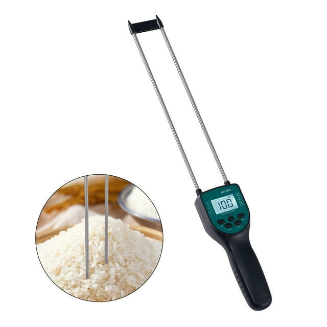 Moisture Tester,Shutdown Paddy Tester Dual-rod Bale Moisture Wheat ...