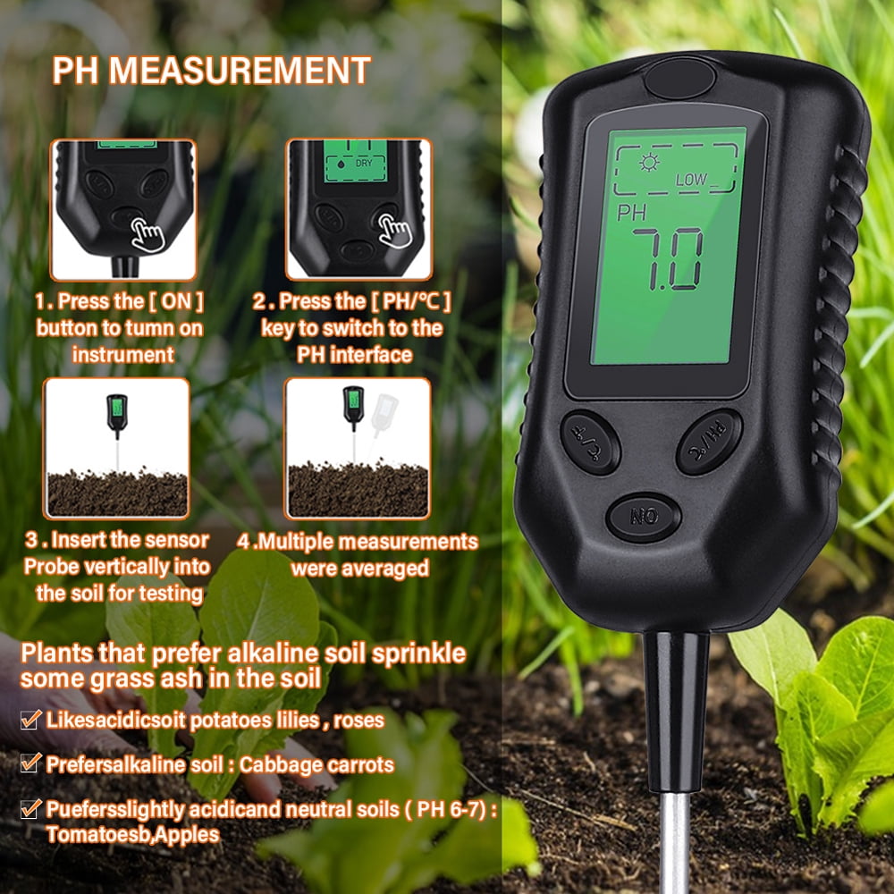 Moisture tester,Soil Ph Handheld Soil Intensity Testers Soil Moisture ...